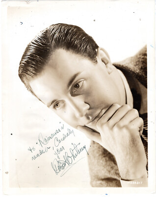 AMERICAN STAGE & 1930'S FILM ACTOR ROBERT WHITNEY, SIGNED VINTAGE ...