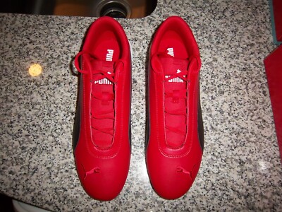 MENS PUMA SIZE 12 RED/BLACK FERRARI R-CAT SHOES - NWOB | eBay