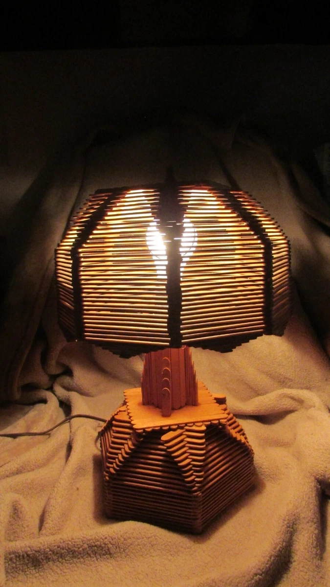Popsicle Stick Lamp