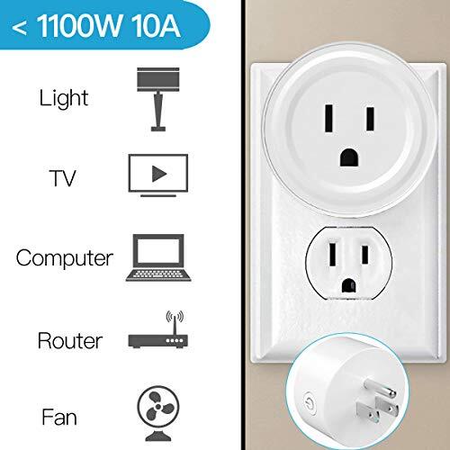 Mini Remote Control Outlet Plug Adapter with Remote Wall Switch, 656ft ...