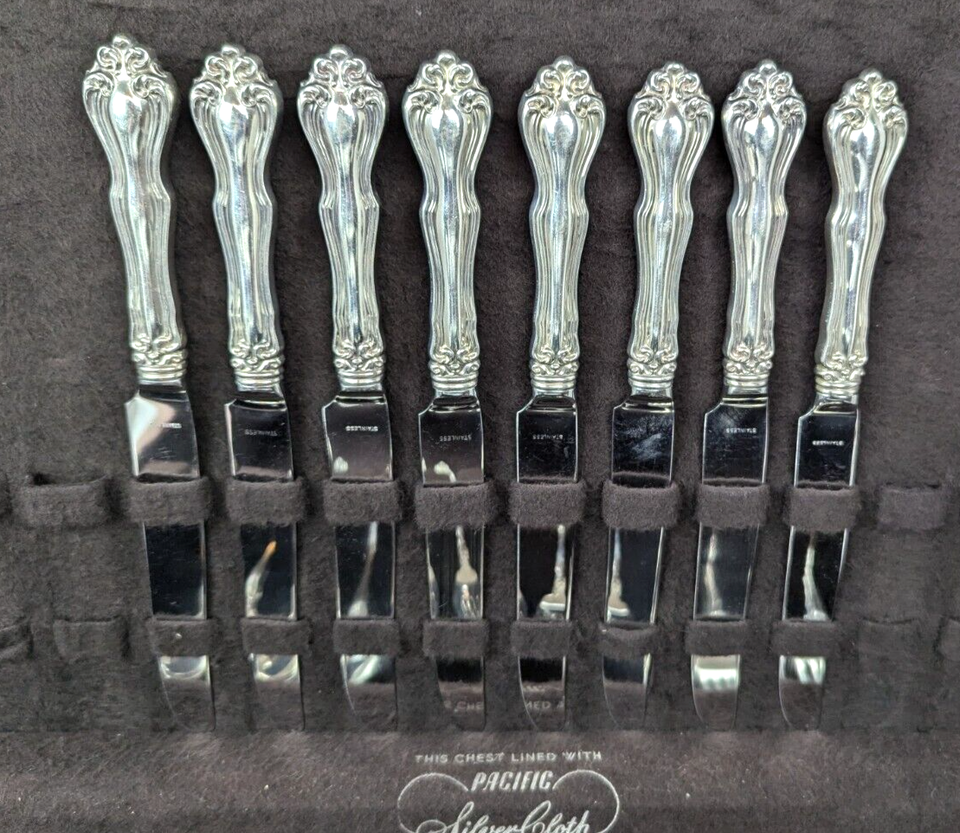 George & Martha Sterling Silver by Westmorland Flatware Set for 8 ...