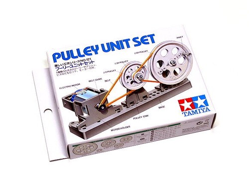 TAMIYA Dynamic Model Educational Pulley Unit Set Educational Kit 70121 ...