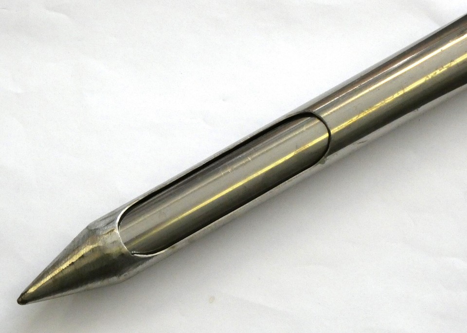 Stainless steel grain powder sampler silo sampling slot probe granule ...