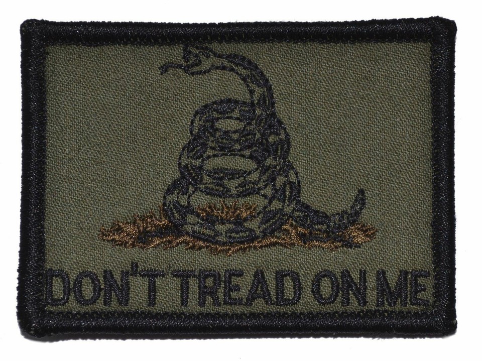 Don't Tread On Me Snake 2x3 Military/ Patch with Hook Fastener | eBay