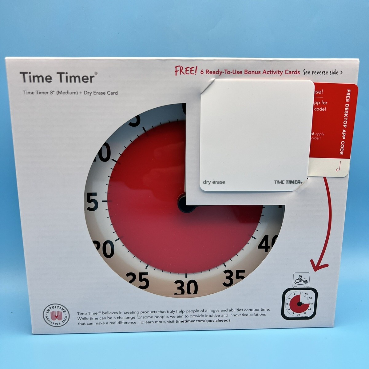 Time Timer 8 Inch 60 Minute Visual Analog Timer