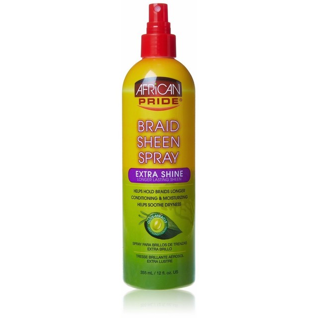 2pcs African Pride Braid Sheen Extra Spray 12 Ounce for sale online | eBay