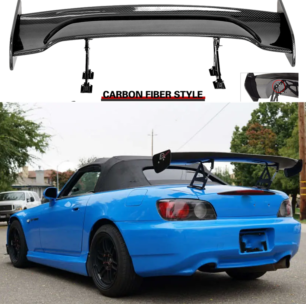 Carbon 46" Rear Trunk Spoiler Racing Wing GT-Style For 00-09 Honda ...