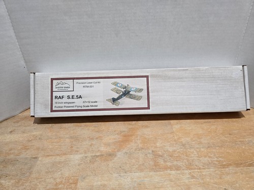 ROCKYTOP MODELS BRITISH RAF S.E. 5A WW1 BALSA WOOD MODEL AIRPLANE KIT # ...