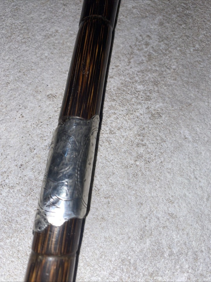 Vintage Bamboo Cane Walking Stick Slim Elegant Cane Lightweight But ...