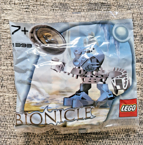 LEGO Bionicle 1393 Matoro Scellé non ouvert Poly-sac McToran Tohunga ...