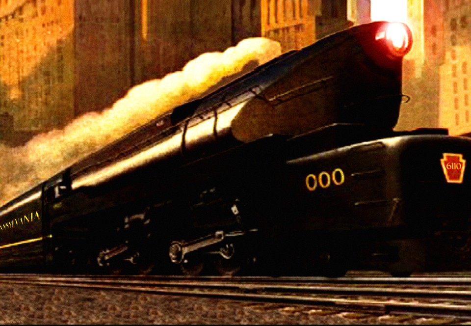 Broadway Limited Pennsylvania Railroad Poster Ray Lowey T-1 Train Art ...