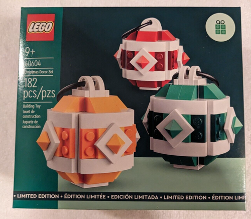 LEGO 40604 Christmas Decor Set Ornaments Great Christmas Gift! 182 ...