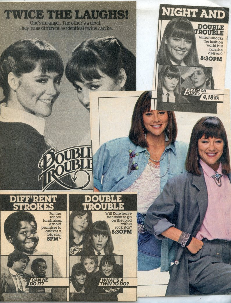 Sagal Twins Today Blast From The Past: Double Trouble (1984) Via