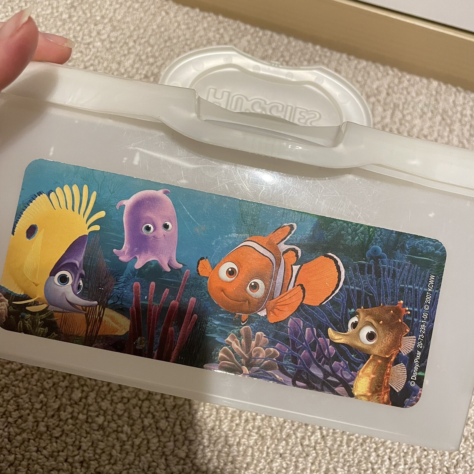 Huggies Baby Wipes Finding Nemo Box Tub Container Pop Up Dispenser ...