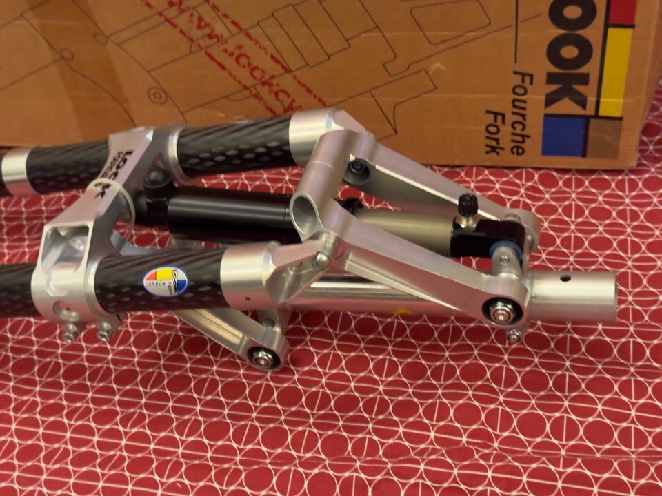 LOOK FOURNALES CARBON FIBER SUSPENSION FORK - DISC BRAKE MOUNT !!! | eBay
