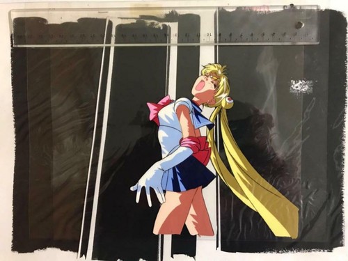 Sailor Moon Large Animation Cel Sheets Set of 2 Original Usagi Naoko ...