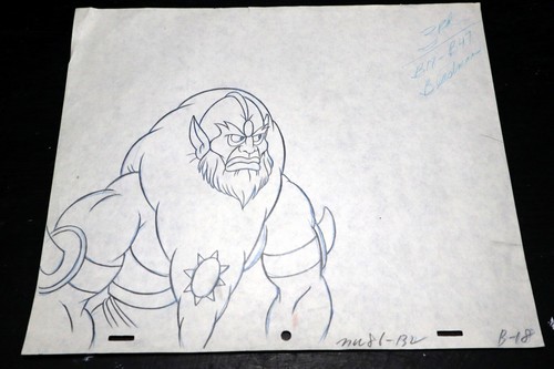 Beastman Beast man Heman Original Production Drawing MOTU animation ...