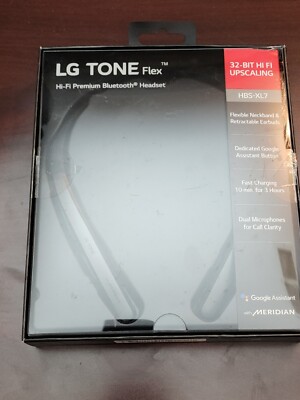 LG Tone Flex (HBS-XL7) Bluetooth Wireless Stereo Neckband Earbuds ...