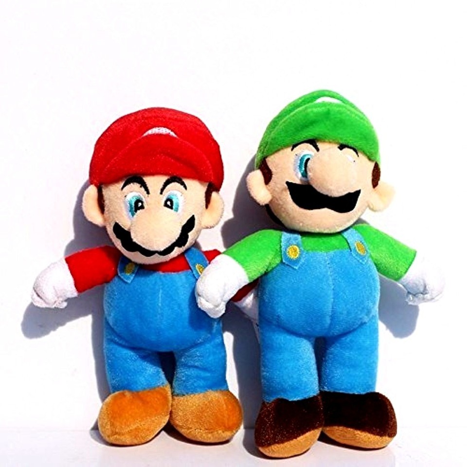 Nintendo Super Mario Brothers Mario 14" Plush Toy-Super Mario Brothers ...