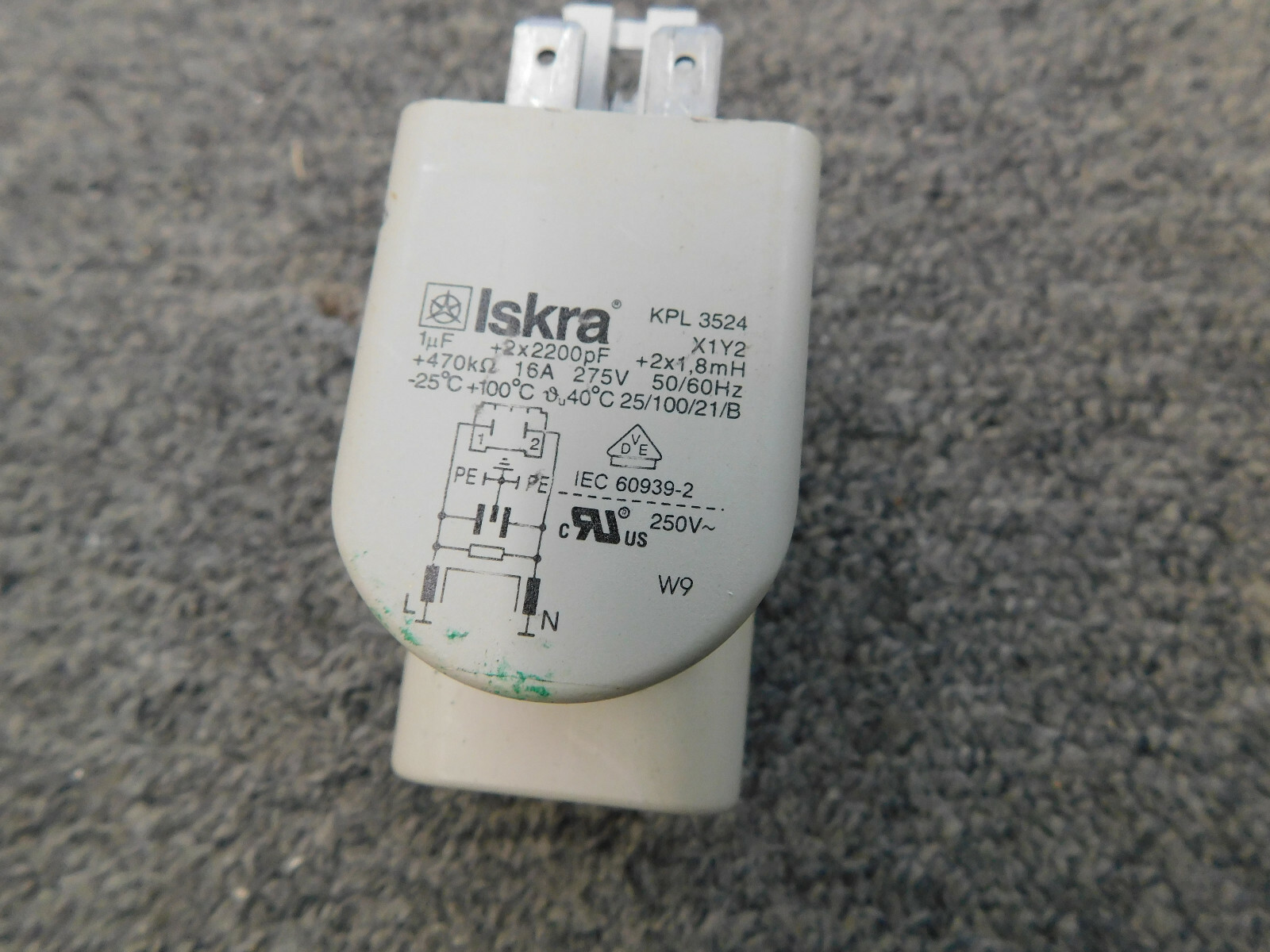 GE WASHER EMI FILTER-PART# WH41X10123 WCVH6800J1MS | eBay