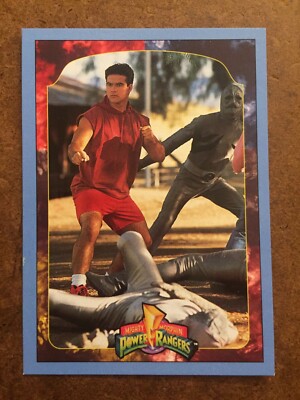 Power Punch 101 Mighty Morphin Power Rangers Series 2 Trading Card Blue ...