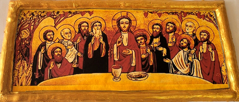 Last Supper Icon Mystikos Deipnos Byzantine Coptic & Orthodox Museum ...