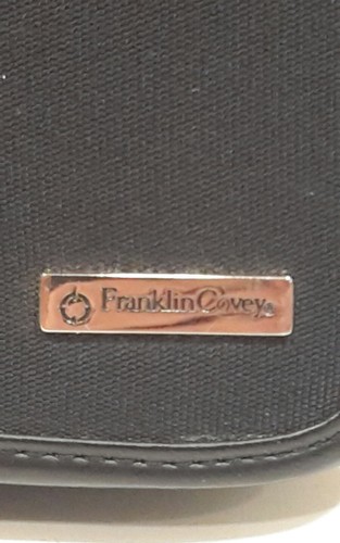 Franklin Covey Classic Black Microfiber Planner Binder Textured 1 ...