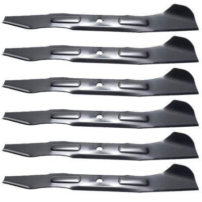 6PK Lawn Mower Blades for MTD 46" 942-04244, 742-04244, 12956, 942 ...