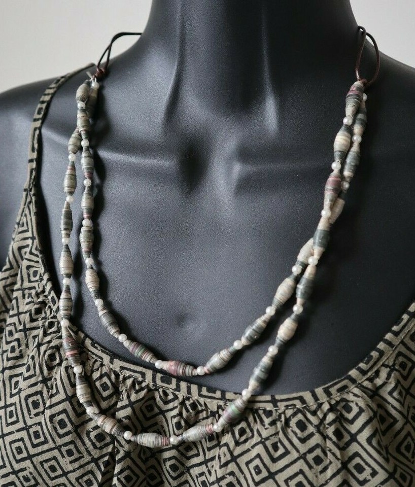handcrafted bohemian beaded gypsy tribal peasant necklace jewelry ...