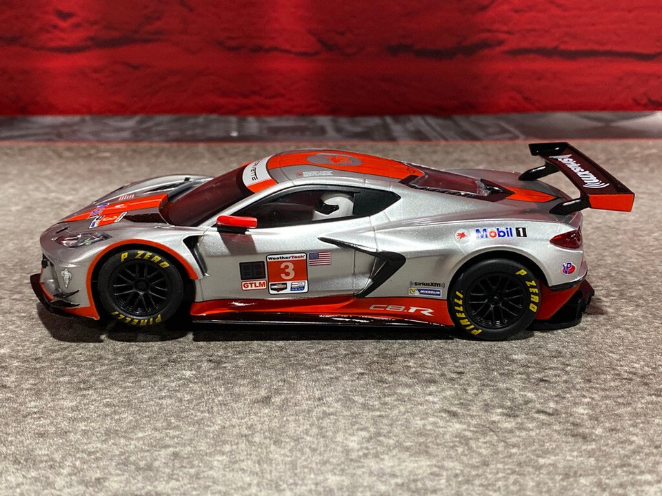 1/32 Advance SCX Corvette CR8 Chassis, Case & Analog Silver Top- w ...