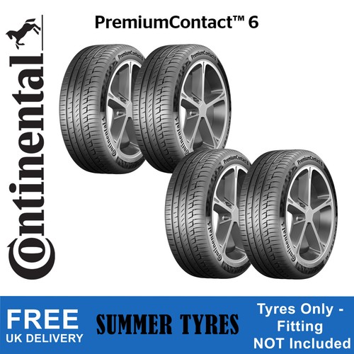 Continental 205/40/R18 Tyres x4 205 40 18 86W FR XL Premium Contact 6 ...