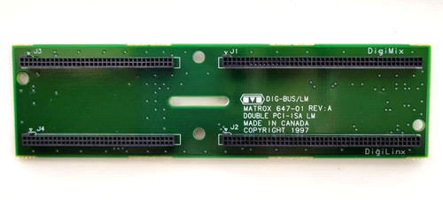 MATROX DIG-BUS/LM DOUBLE PCI-ISA LM 647-01 REV A Card | eBay