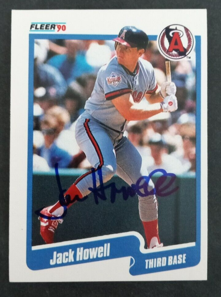 1990 Fleer SIGNED: Jack Howell, ANGELS #135 | eBay