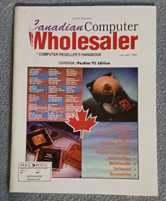 Vintage 1995 Canadian Computer Wholesaler Handbook | eBay