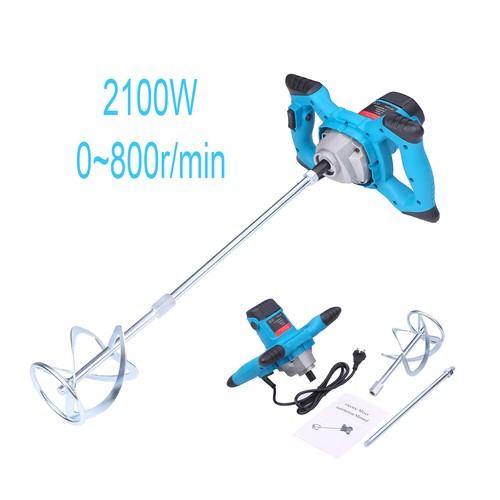 2100W Handheld Electric Cement Steering Wheel Mixer Mixer MortarsPaint ...