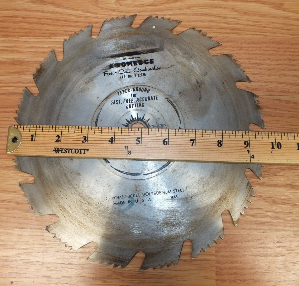 Genuine Craftsman Kromedge Free-Cut Combination Saw Blade By itself ...