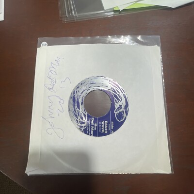Signed DEL MARS 7" Record Party Wave / rip tide - Johnny DEL MAR Single ...