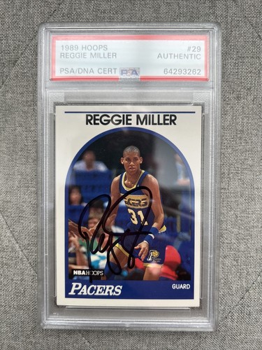 1989-90 Hoops #29 Reggie Miller PSA/DNA Cert Authentic Autograph | eBay