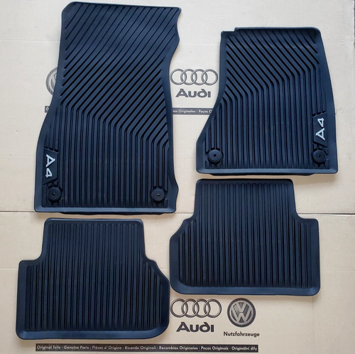 original Audi A4 rubber mats 8W F4 B9 right hand drive Gummimatten 2015 ...