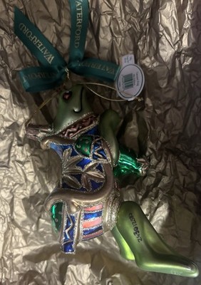 Waterford Crystal Holiday Heirlooms Carousel Frog Ornament | eBay