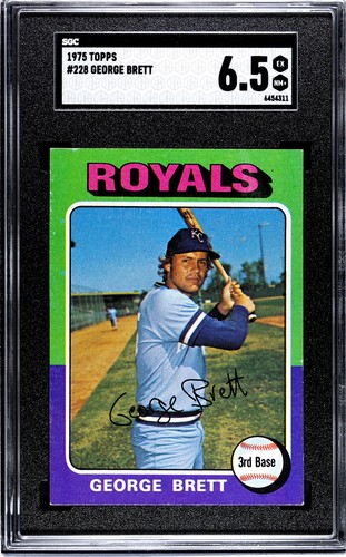 1975 Topps #228 George Brett RC Rookie SGC 6.5 | eBay