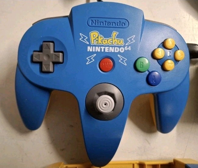 Limited Blue Pikachu Nintendo 64 N64 *REGION FREE* Pokémon Console | eBay