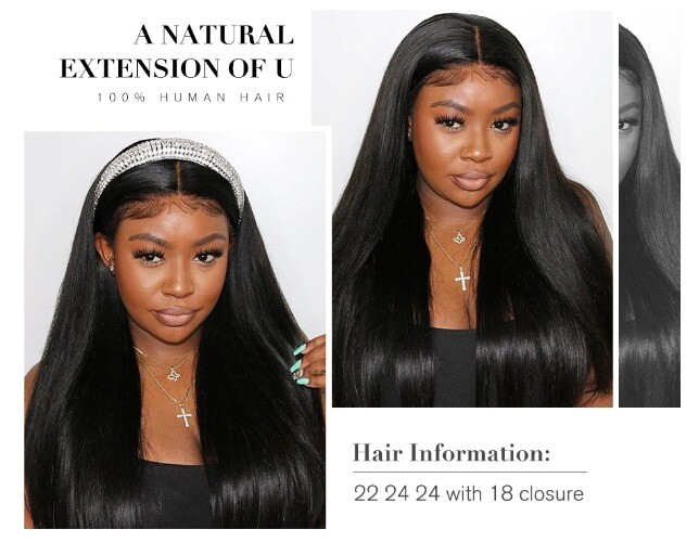 30 Inch Brazilian Bone Straight Hair Bundles 100% Human Hair Weave ...