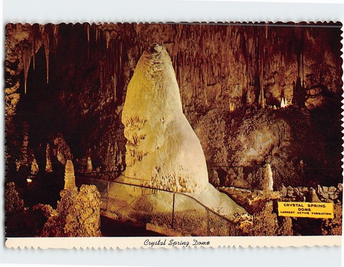 Postcard Crystal Spring Dome Carlsbad Caverns National Park Carlsbad NM ...