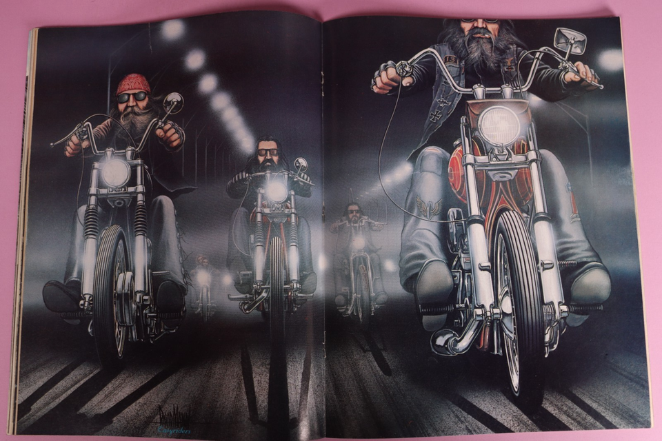 Easyriders June 1979 Vintage Motorcycle Magazine David Mann Centerfold ...