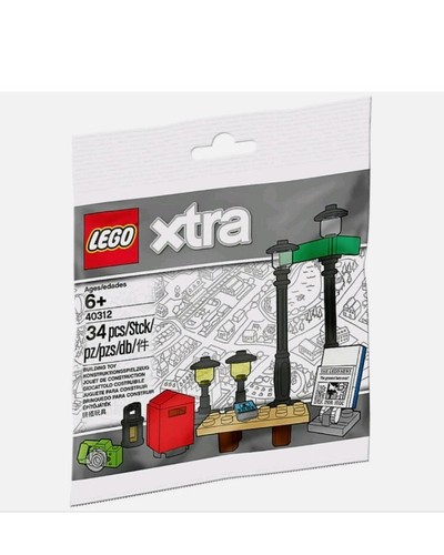 LEGO Xtra Streetlamps Polybag Retired New Sealed Rare Set Accessories ...