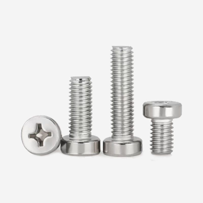 M5 SUS304 Steel Cylindrical head cross slot Screws short head Bolt | eBay