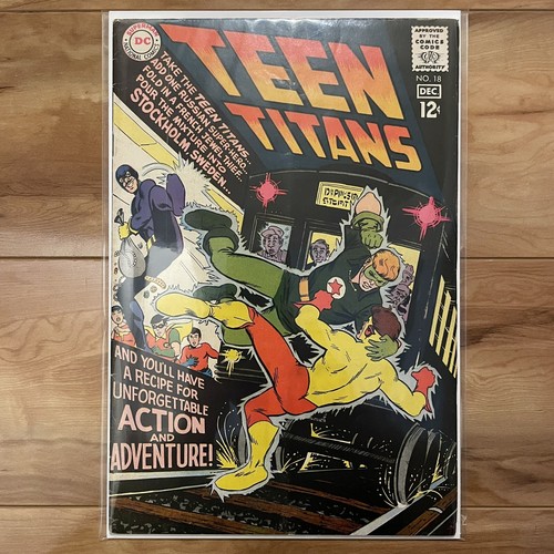 Teen Titans #18 DC Comics 1968 1st App Starfire Nick Cardy Cover Silver ...