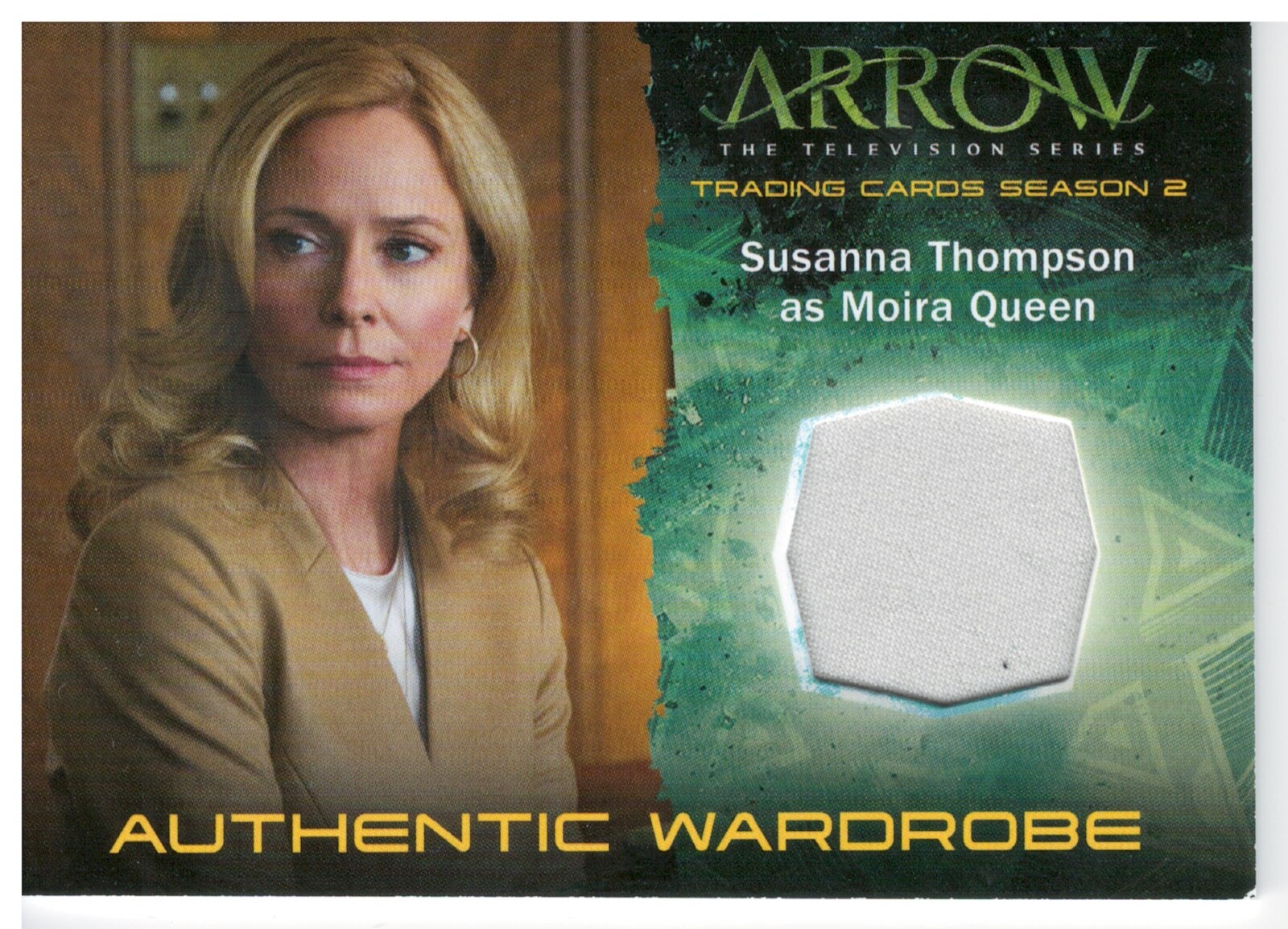 Arrow Season 2: Susanna Thompson as Moira Queen M07 Wardrobe Card ...