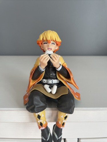 Demon Slayer: Kimetsu no Yaiba Agatsuma Zenitsu Eat Rice Balls PVC ...